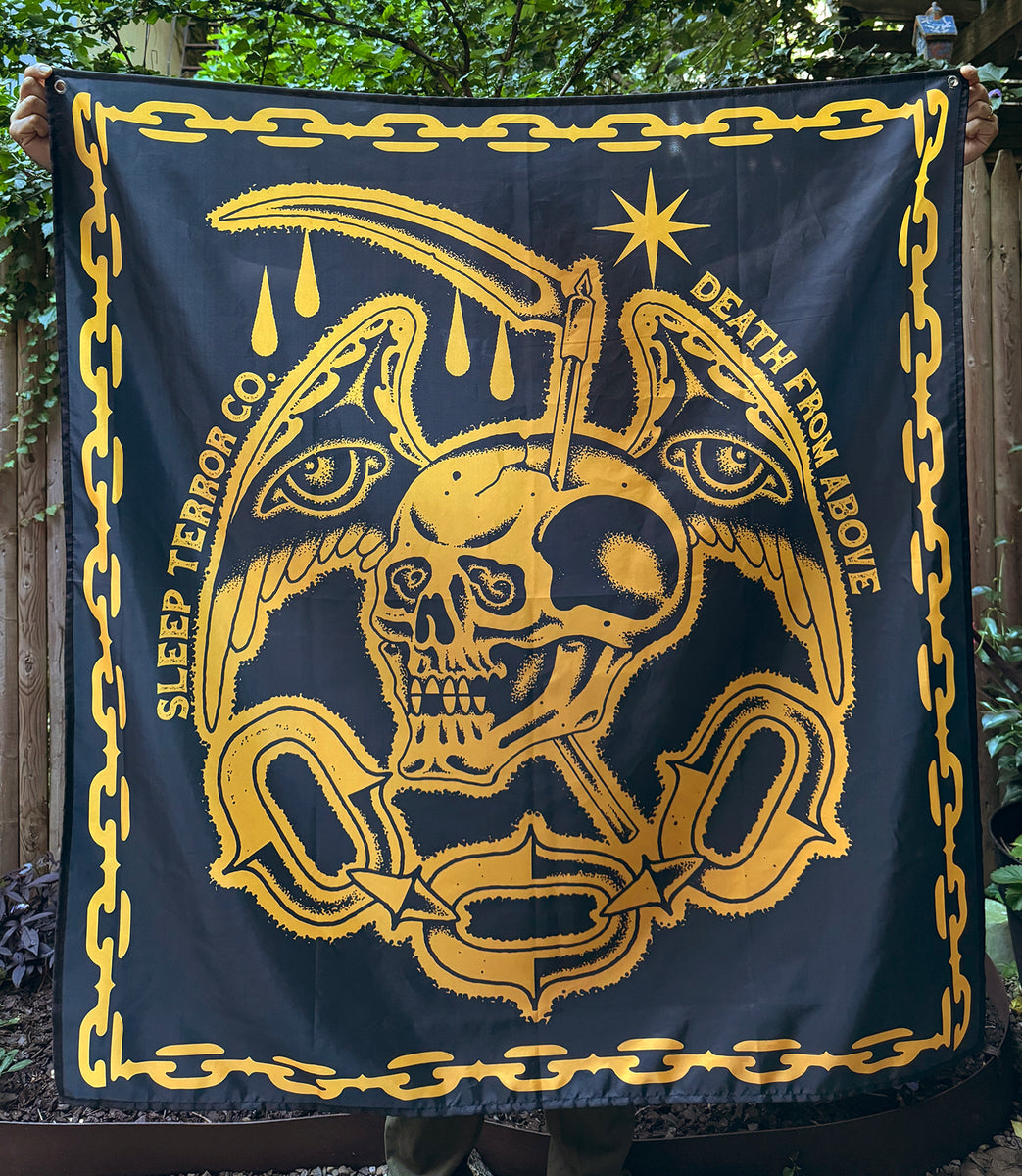 Death From Above Banner | Purveyor Of Tattoo Clothing & Wall Art ...