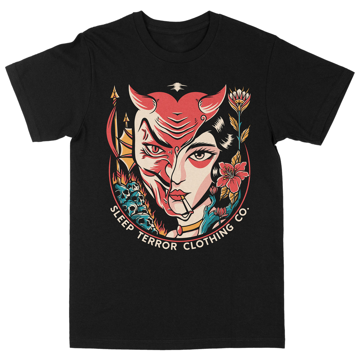 Devil In Disguise T-shirt | Sleep Terror Co. Occult & Tattoo Clothing ...