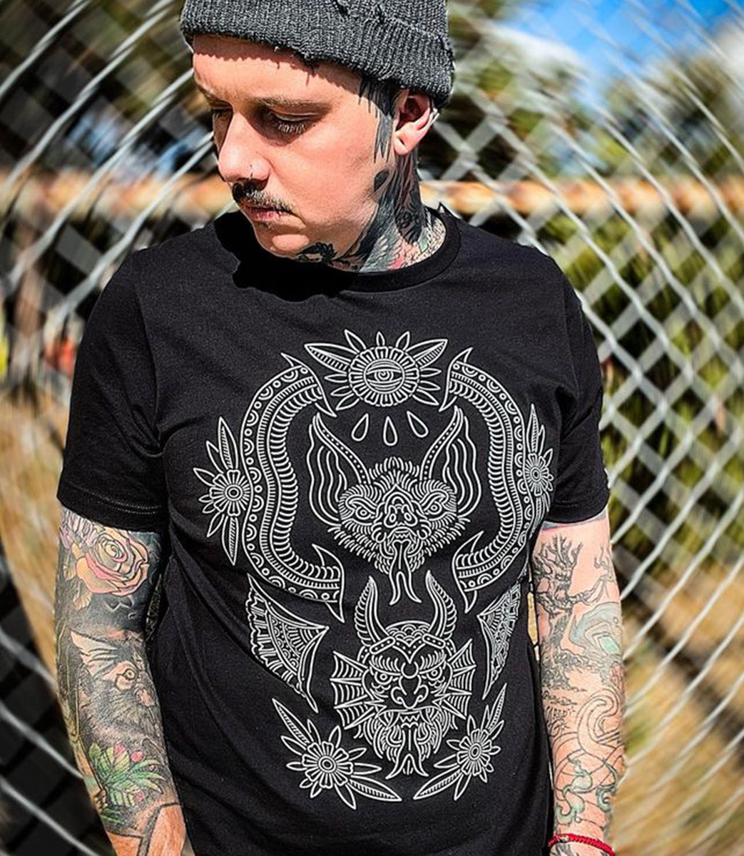 Monochrome Nightmare T-shirt | Sleep Terror Co. Occult & Tattoo ...