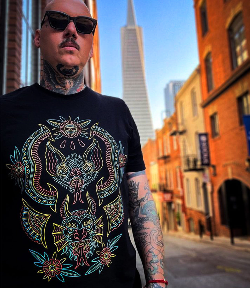 Neon Nightmare T-shirt| Sleep Terror Co. Occult & Tattoo Clothing ...